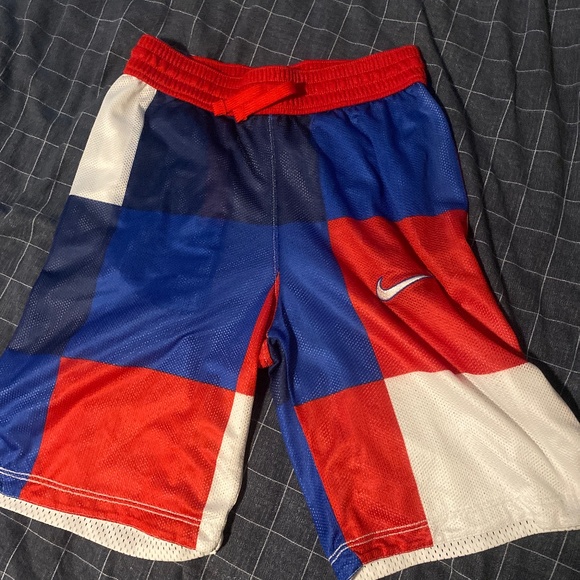 Nike | Bottoms | Nike Reversible Red White And Blue Shorts | Poshmark
